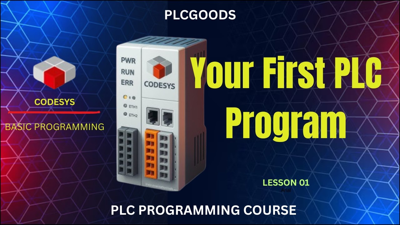 CODESYS PLC Programming 🔧 Step-by-Step Tutorial for Beginners | Lesson 1