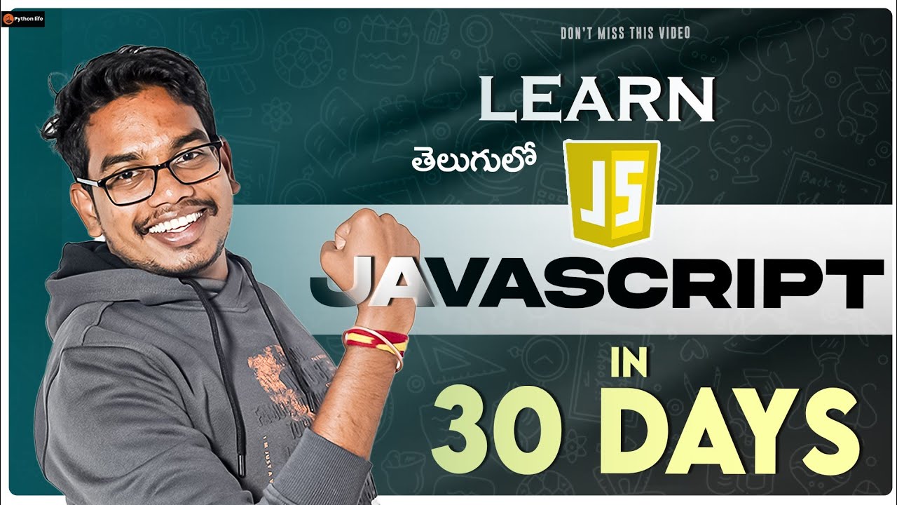 Learn JavaScript in 30 Days | Javascript Telugu
