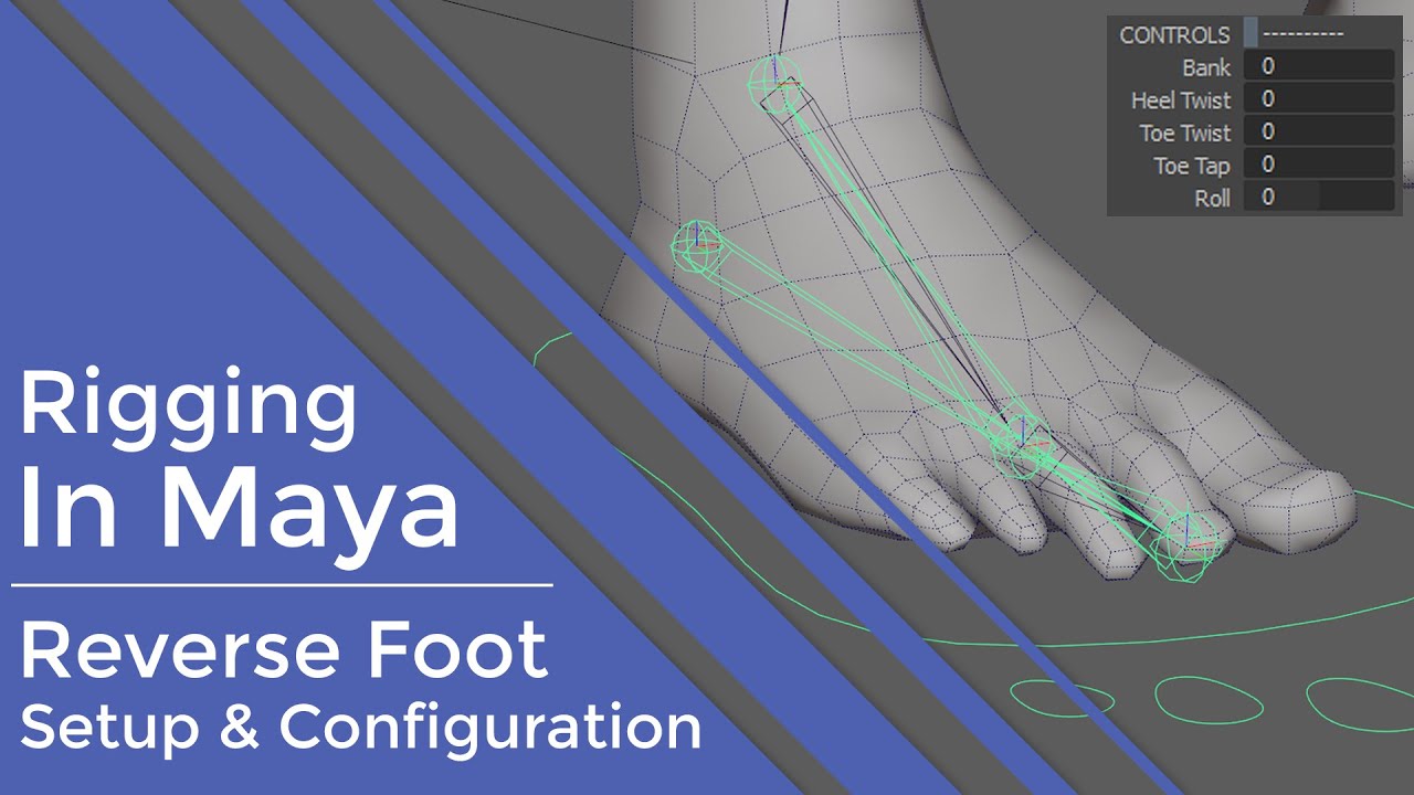 #RiggingInMaya | Part 7 | Basics | Reverse Foot