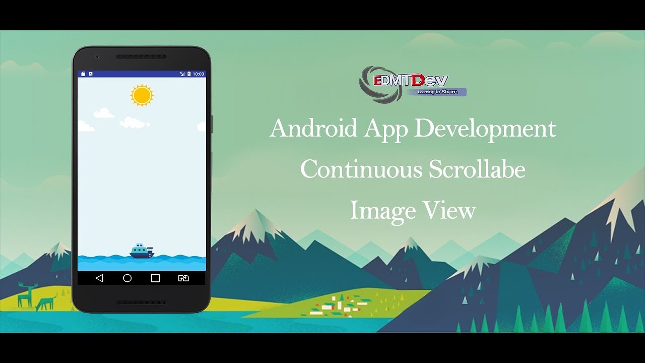 Android Studio Tutorial - Continuous Scrollable Image View