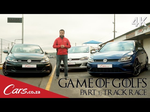 Volkswagen Golf R, GTI & GTD (2017) Track Comparison Video