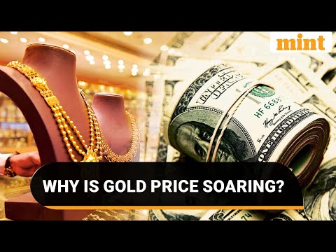 Gold glitters bright, prices near all time high