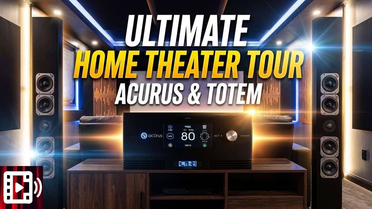 Inside a Reference Home Theater: Acurus ACT 4 + Totem Tribe Towers
