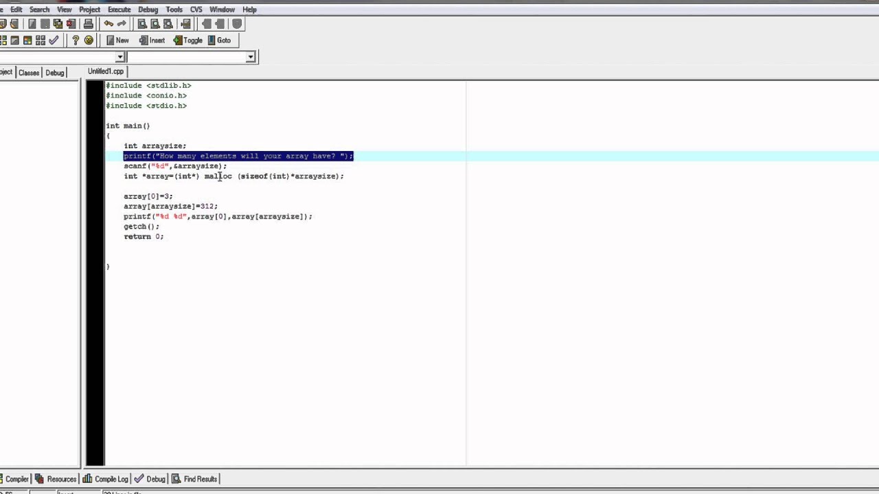 C Memory Management Tutorial Part 1 Malloc