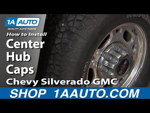 How To Install Center Hub Caps GMC Sierra 2500 HD