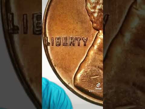 1958 wheat penny being destroyed!! #wheatpenny #coins #pennies #foryou