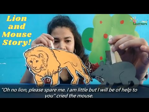 Lion and the mouse story for kids | Short stories | Ice-cream stick puppets | Creative Learners