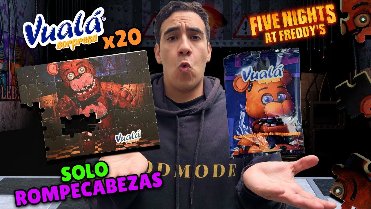 ABRI 20 VUALA SORPRESA DE FIVE NIGHTS AT FREDDYS | SOLO ROMPECABEZAS !!