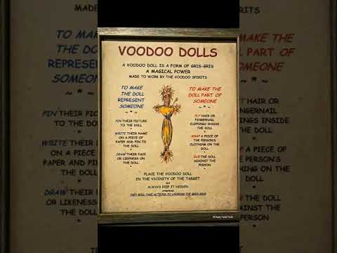 How to make a Voodoo Doll #voodoo #voodoodoll