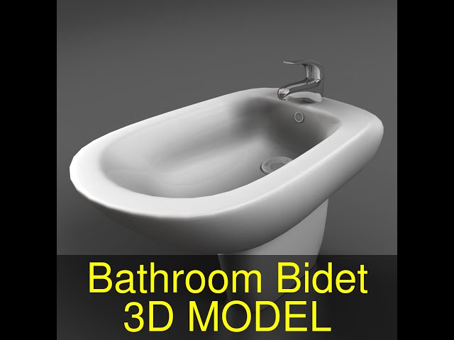 Bathroom Bidet 3D Model - FlatPyramid