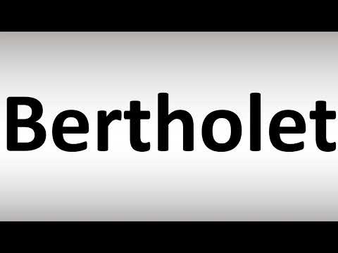 How to Pronounce Bertholet