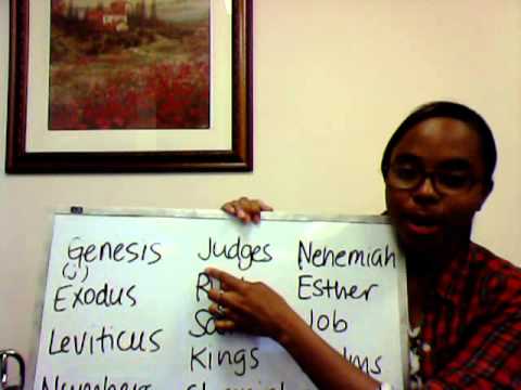 Pronouncing books of the bible 1