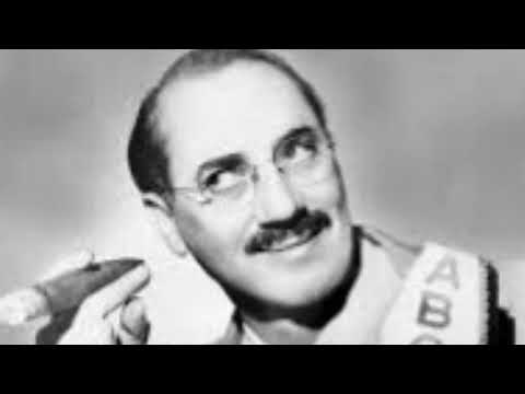 A Brief History of the Marx Brothers from Groucho~Old Time Radio Broadcast with Visuals