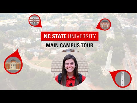 NC State University Campus Tour - Main Campus Tour with Alli