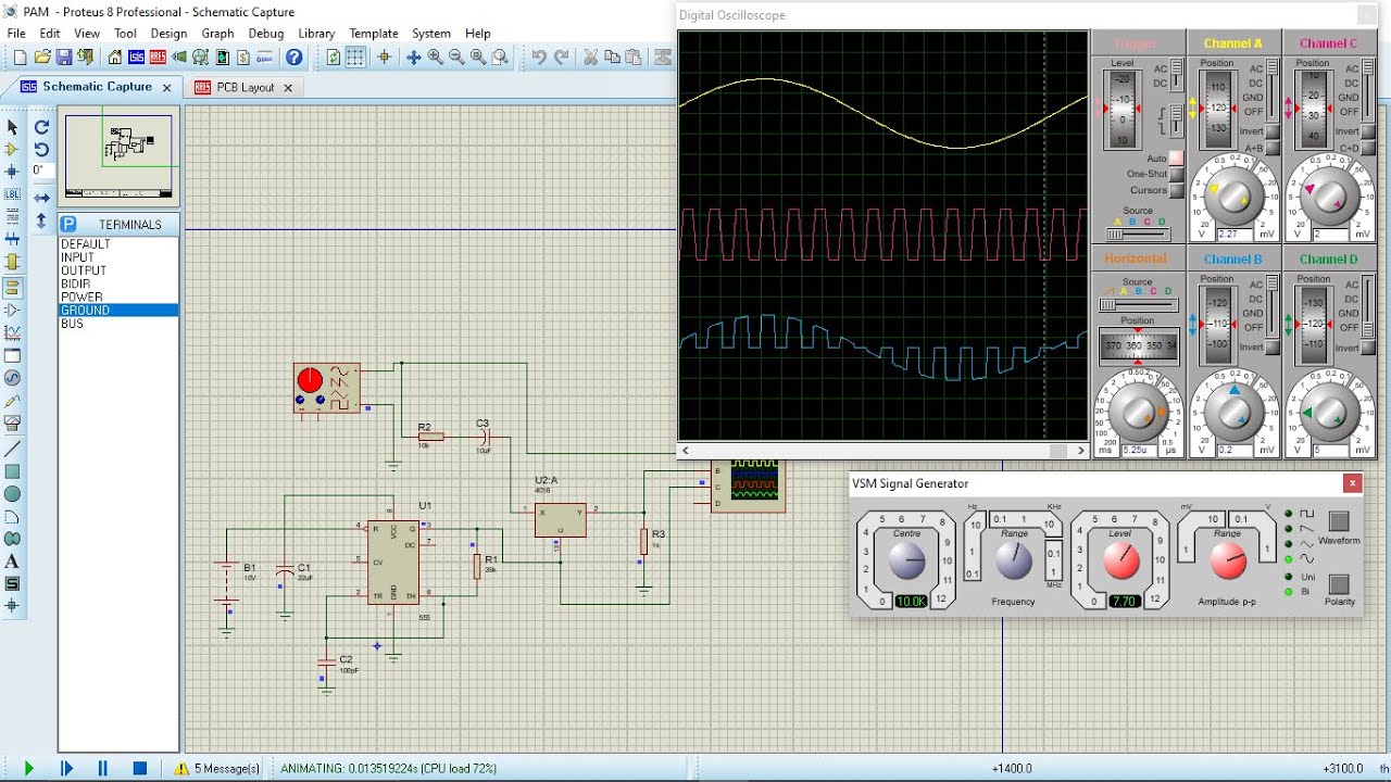 Experiment 1 Perform Pulse Amplitude Modulation