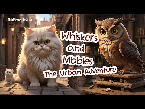 Bedtime stories for kids in English : Whiskers and Nibbles: The Urban Adventure