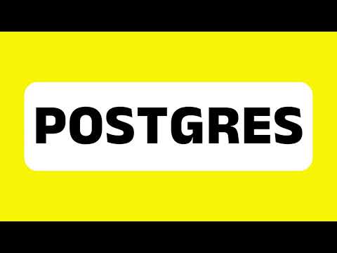 How to Pronounce Postgres (Open-source relational database management system) Correctly