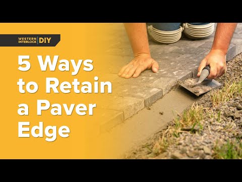 5 Ways to Retain a Paver Edge