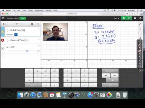 Desmos Investigation #3.Graphing Parametric Equations
