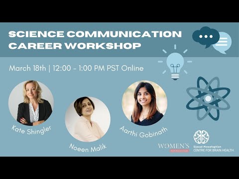 Science Communication Career Workshop