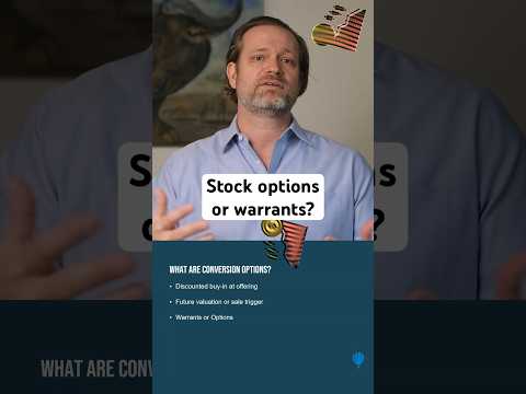 Stock options or warrants? #stocks #investment #business