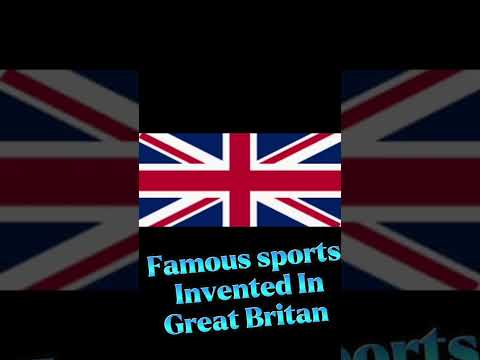 Sports invented in England!