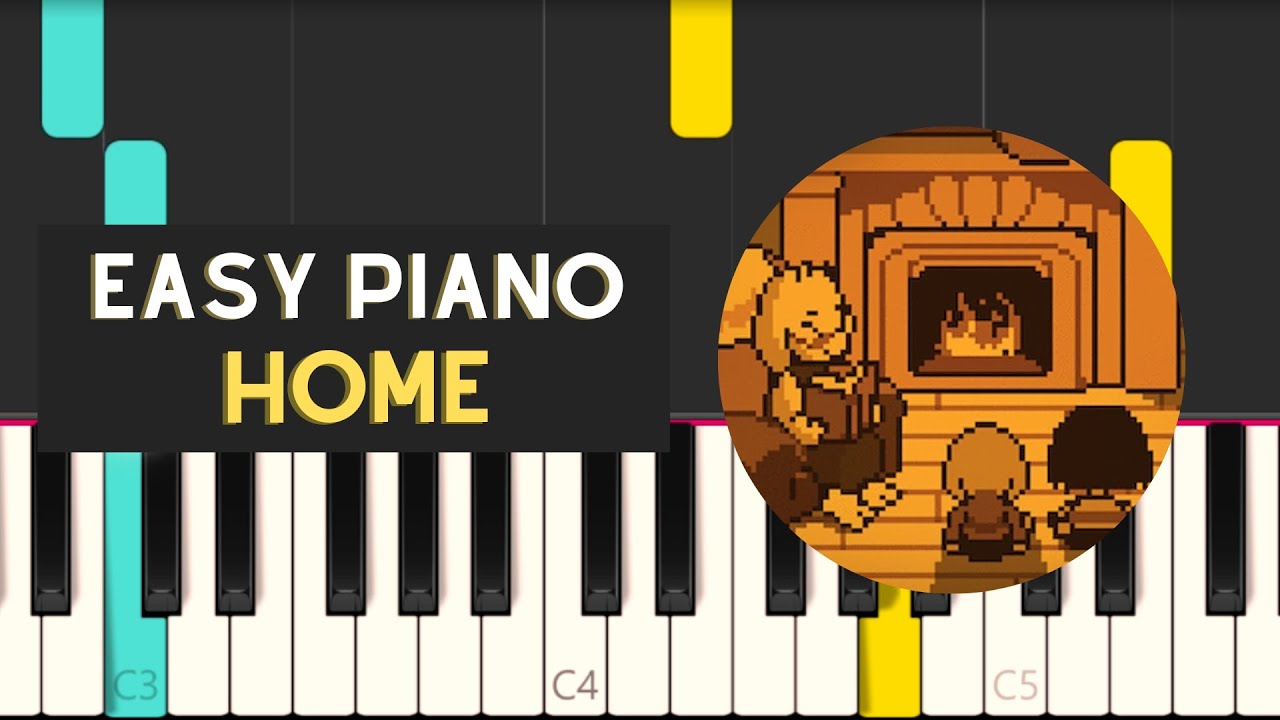 Home (EASY Piano Tutorial) - Undertale