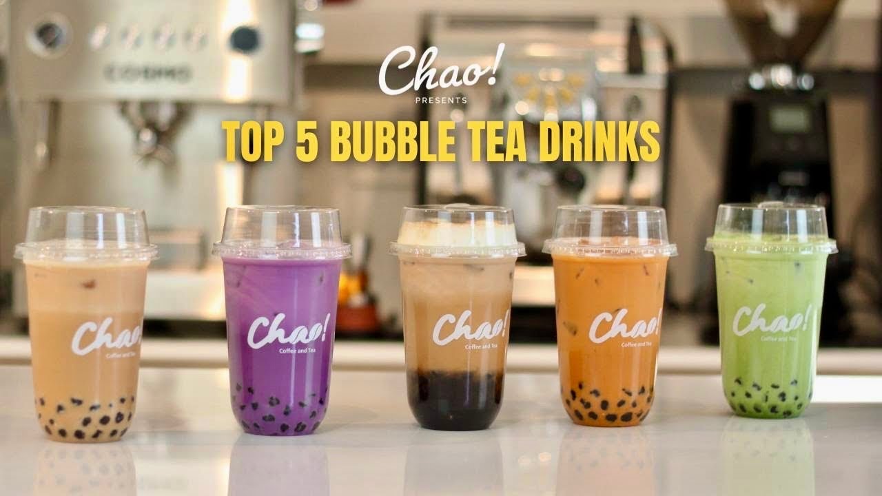5 TOP BUBBLE TEA DRINKS
