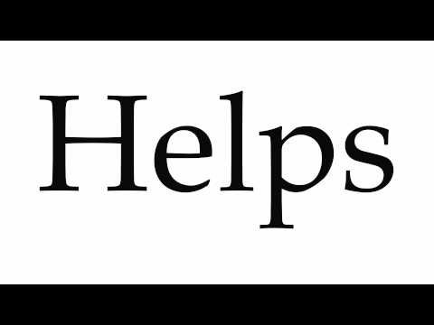 How to Pronounce Helps