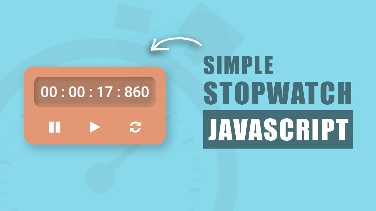 Create a Simple Stopwatch Javascript Project
