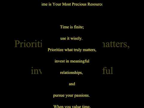 Time is Your Most Precious Resource #SHORTS #motivation #trending