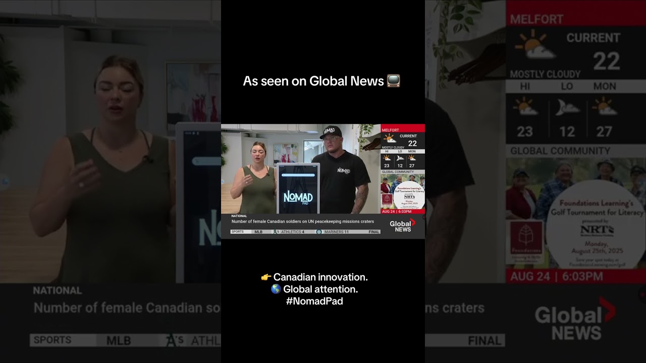 🚀 Nomad Pad Featured on Global News | From Business to Home, Healthcare & Beyond
