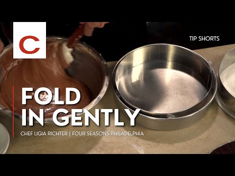 Fold in Gently | Chef Ligia Richter | Tips #shorts