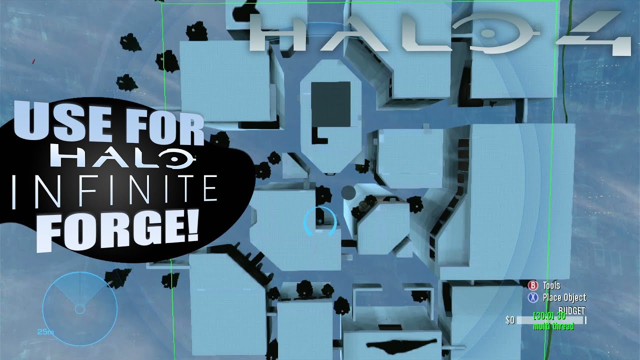 Halo 4 - Cut Map Forerunner City Showcase and Reference Video (Video Archive)