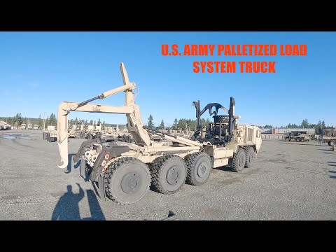 U.S. ARMY PALLETIZED LOAD SYSTEMTRUCK