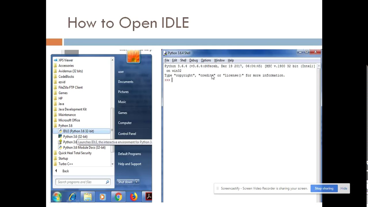 Chapter 3-Python IDLE (Development Environment)