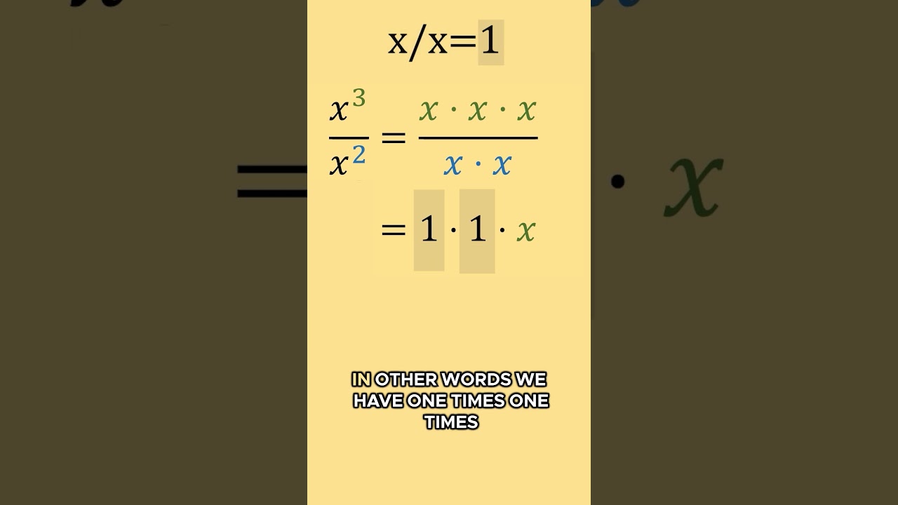 🤔 How does xᵃ/xᵇ=xᵃ⁻ᵇ? 🤓
