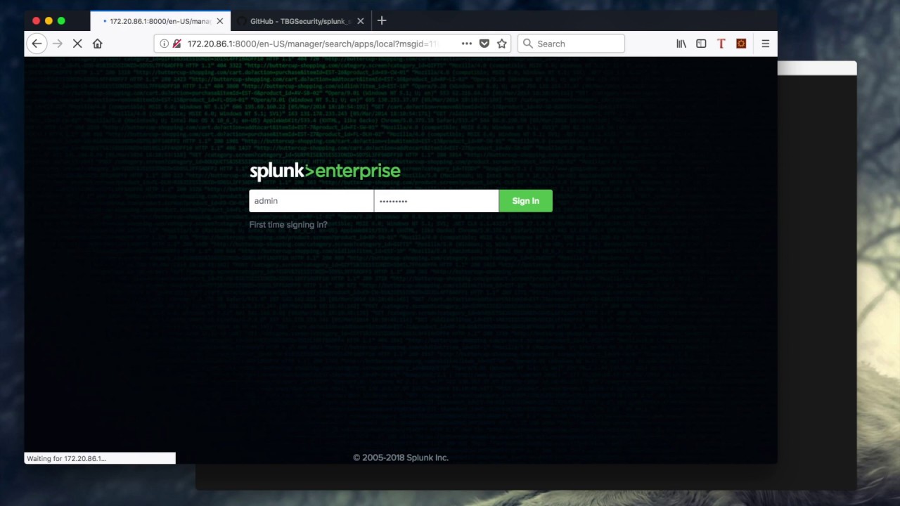 Weaponizing Splunk To Get Reverse Shell