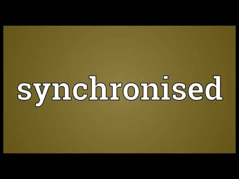 Synchronised Meaning