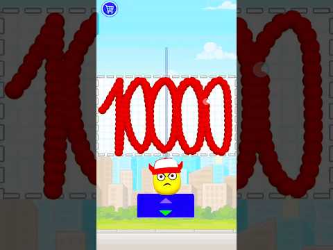 DRAW TO SMASH 😎1-10-100-1000-10000🤩 #shorts#drawtosmash#gamingshorts#satisfying#asmr
