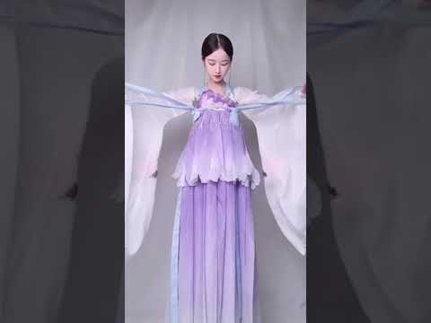 Chinese traditional clothes, hanfu.