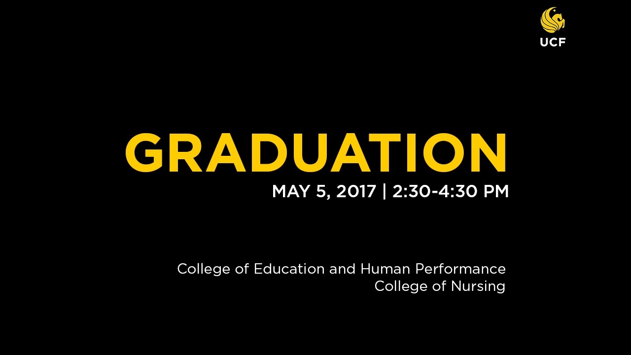 UCF Graduation: May 5, 2017 | PM