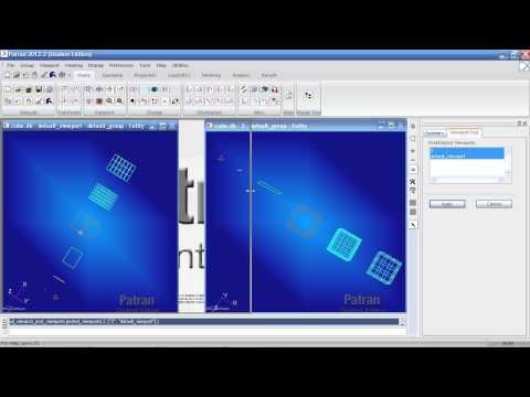 MSC Nastran; Patran Tutorial - Patran Home Tab Tools Overview Video Lecture - Nastran: Basic ...