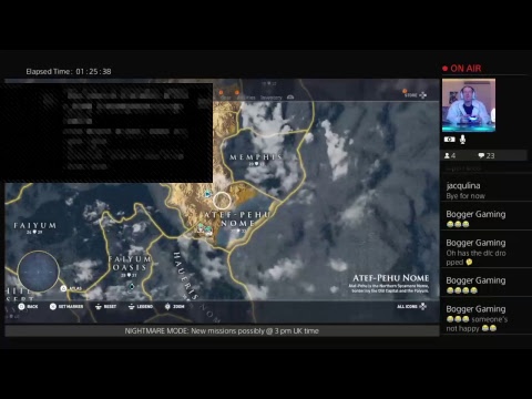 ASSASSINS CREED ORIGINS UPDATE 1.40, new quest aprox @ 3pm uk time "the curse of the pharos" DLC