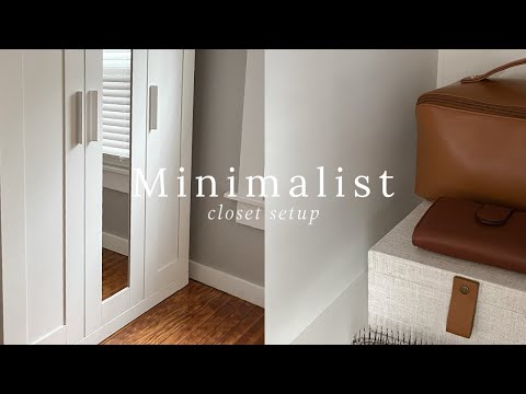 My New Minimalist Closet Setup