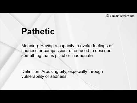Pathetic Meaning