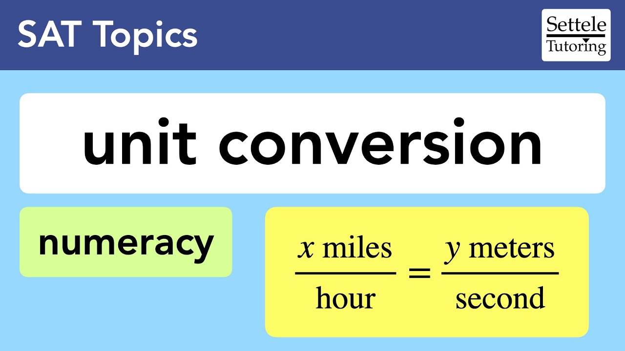 Unit Conversion (using the table method to stay organized)