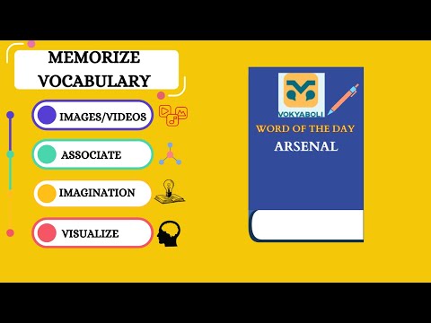 Unlocking Meaning of Arsenal with Visualization Technique! #arsenal #vocabulary #languagelearning