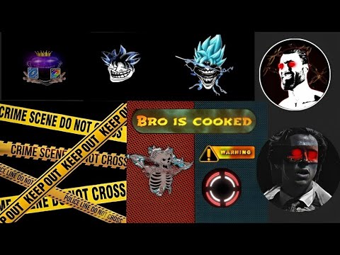 Editing Pack Troll Face , SKULL FACE , Background , Text pack etc in black Screen ☠️