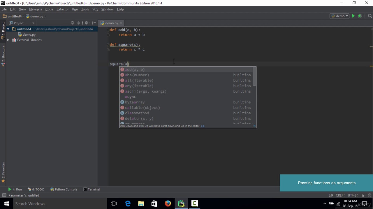 030 Passing functions as arguments in Python